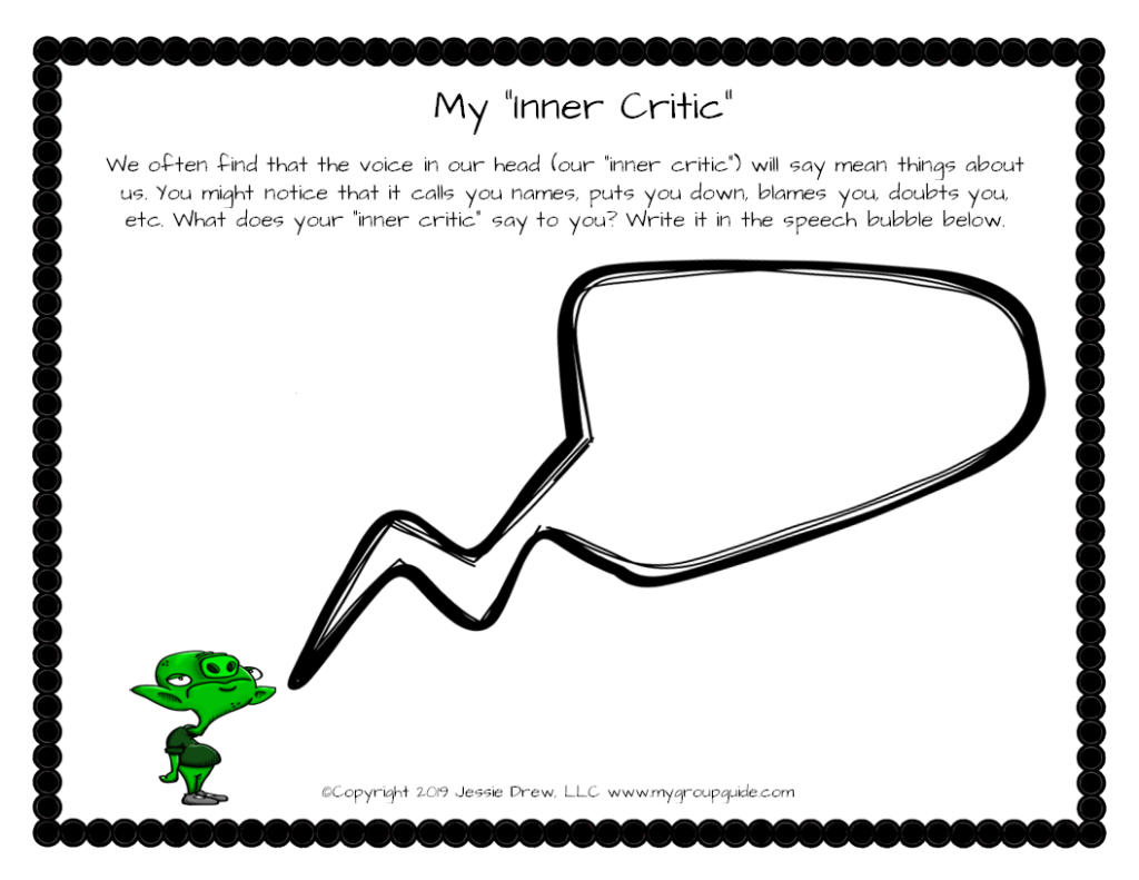 My Group Guide- Free Therapy Worksheets