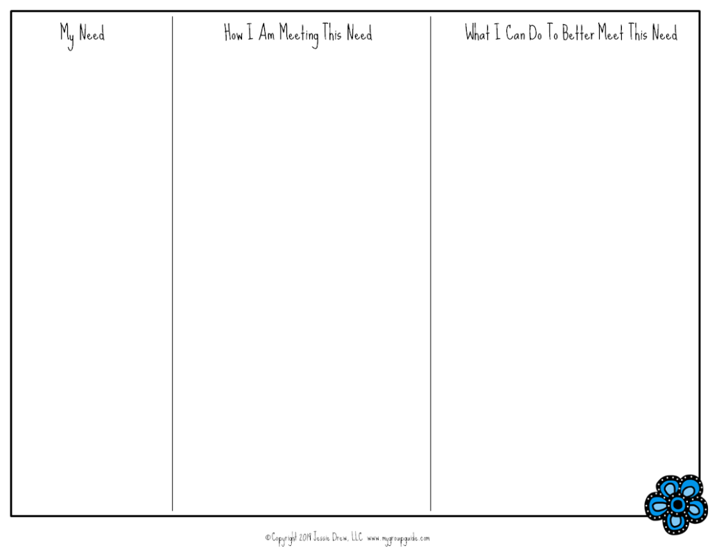My Group Guide- Free Therapy Worksheets